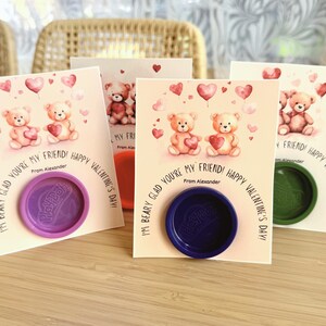Play-doh Valentines Gift Card | Printable Valentines Day Goodies | Non ...