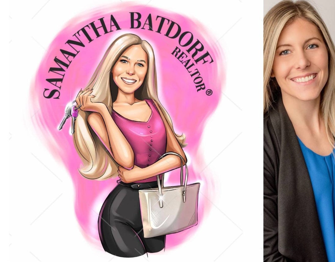 Real Estate Logo, Realtor Logo, Cartoon Logo, Shop Logo, Portrait Logo ...