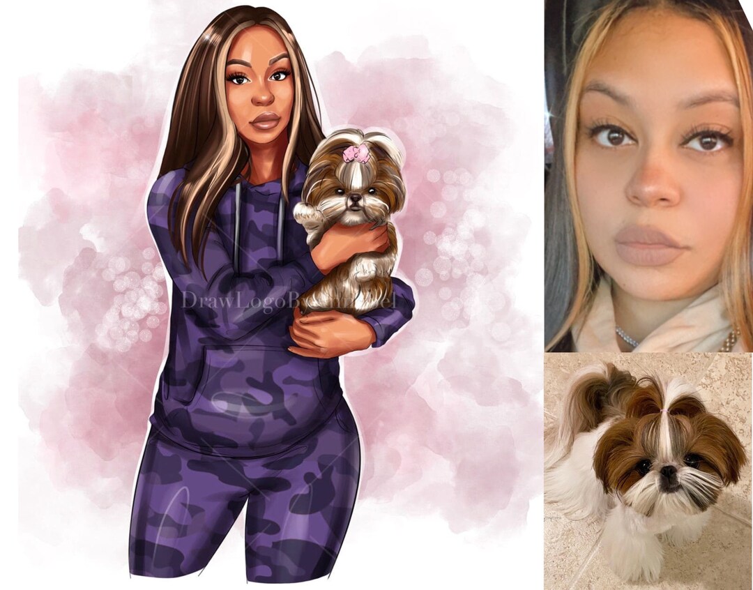 Custom Portrait From Photo, Shop Logo, Business Logo, Portrait Logo ...