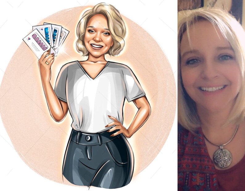 Custom Business Logo Cartoon Logo Shop Logo Portrait Logo - Etsy