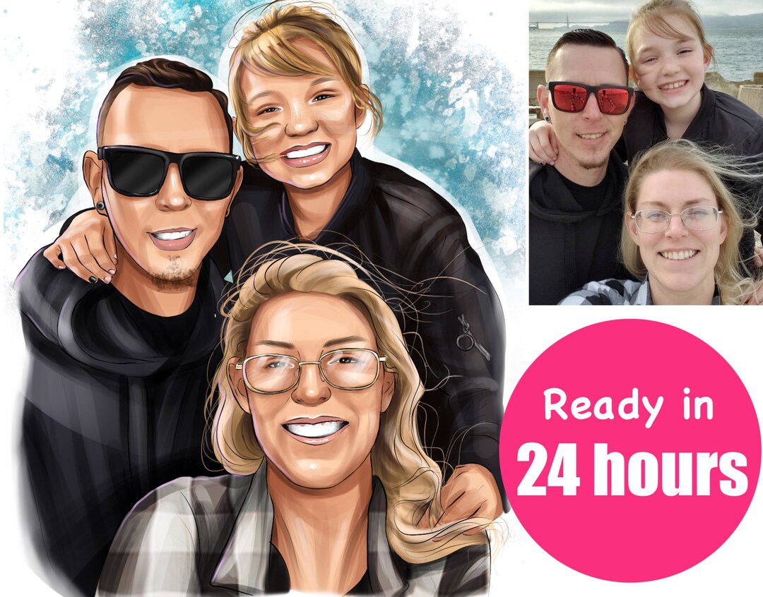 Custom Portrait From Photo, Shop Logo, Business Logo, Portrait Logo ...