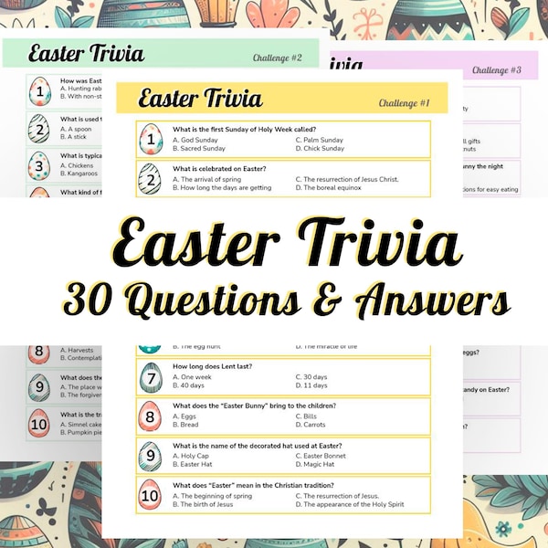 Holiday Trivia - Etsy