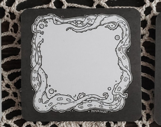 Tentacle STICKY Notes - Creepy Cute - Goth Stationery -memo Pad - Etsy