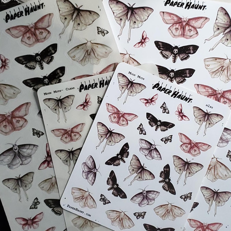 Moon Cat Stickers Sheet - Etsy