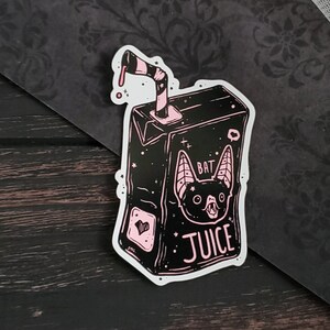 Vampire Bat Juice Box Magnet - Etsy