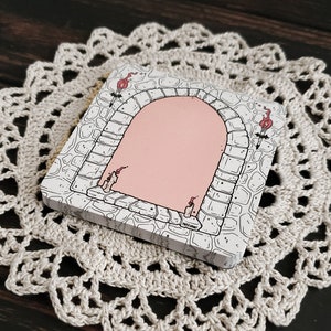 Vampire's Crypt STICKY Note - Creepy Cute -pastel Goth -stationery - Etsy