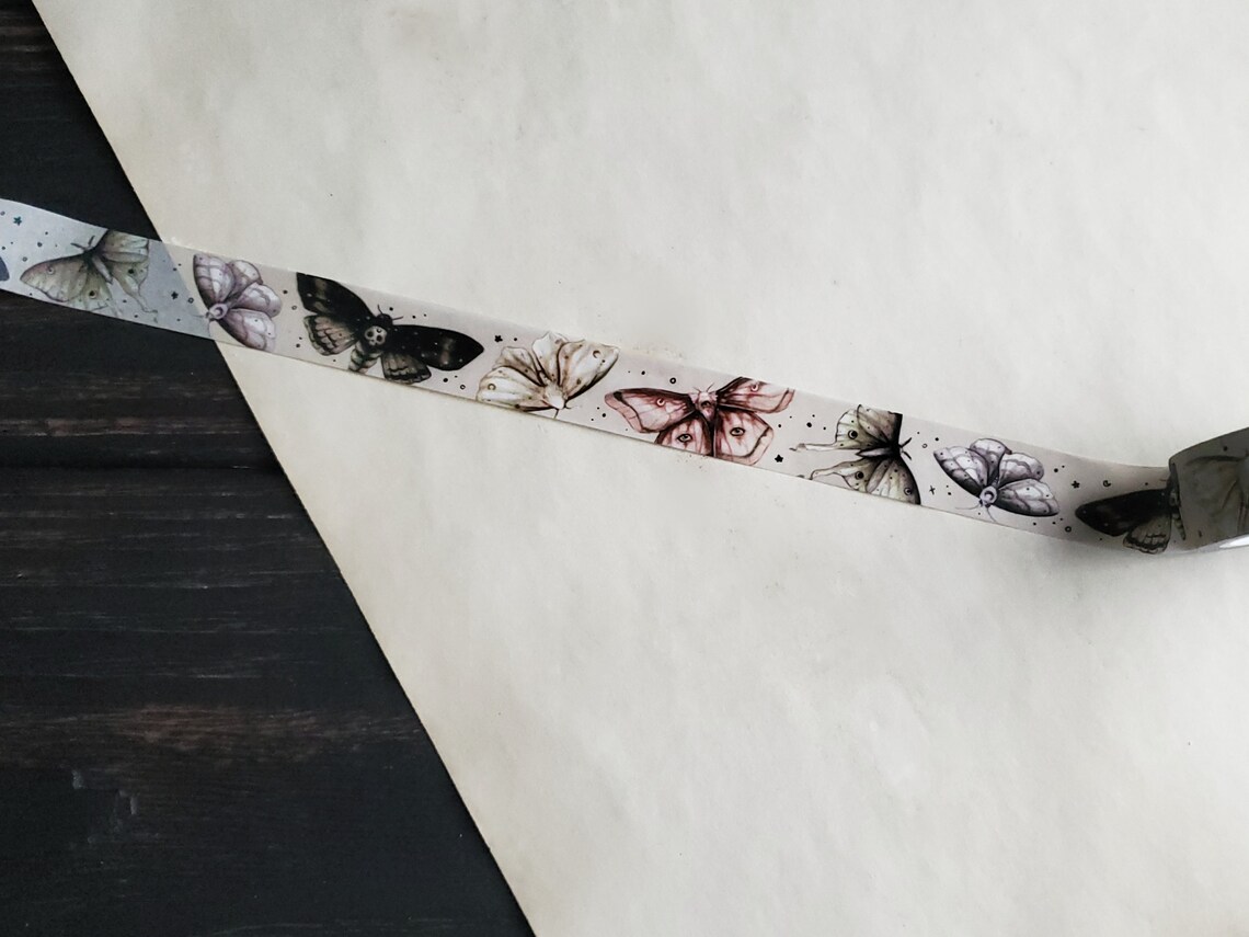 Moon Moth Washi Tape - Etsy