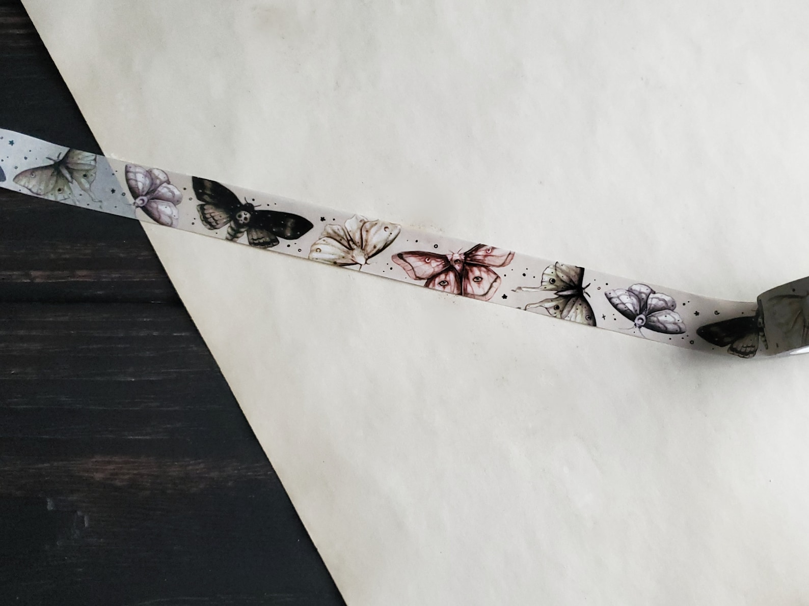 Moon Moth Washi Tape - Etsy