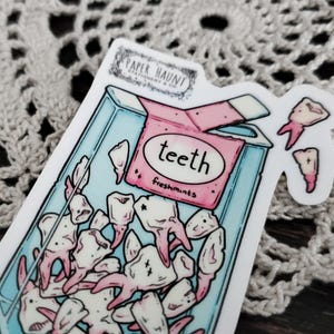 Teeth Candy Sticker - Etsy
