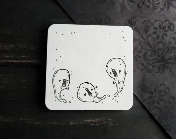 Ghost Sticky Note Spooky Cute Etsy