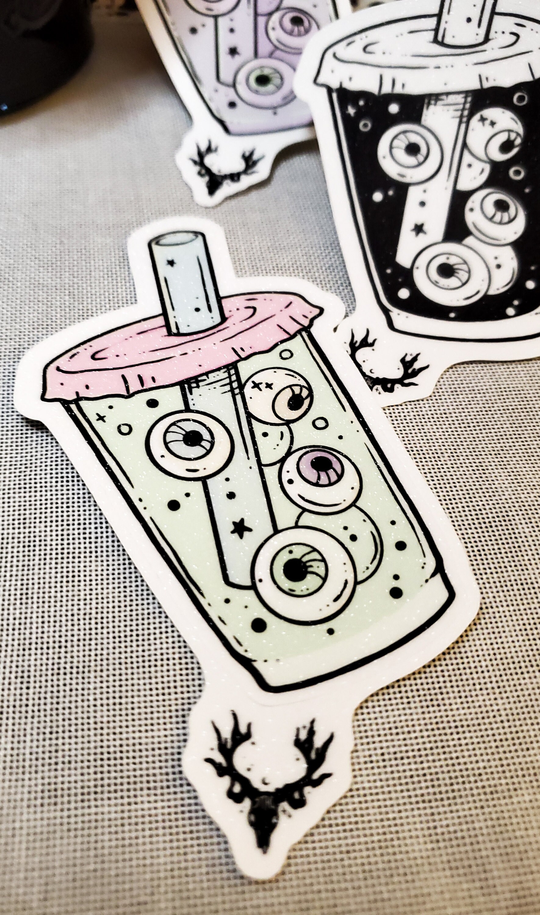 BOBA TEA Pastel Goth Sticker Creepy Cute - Etsy Canada