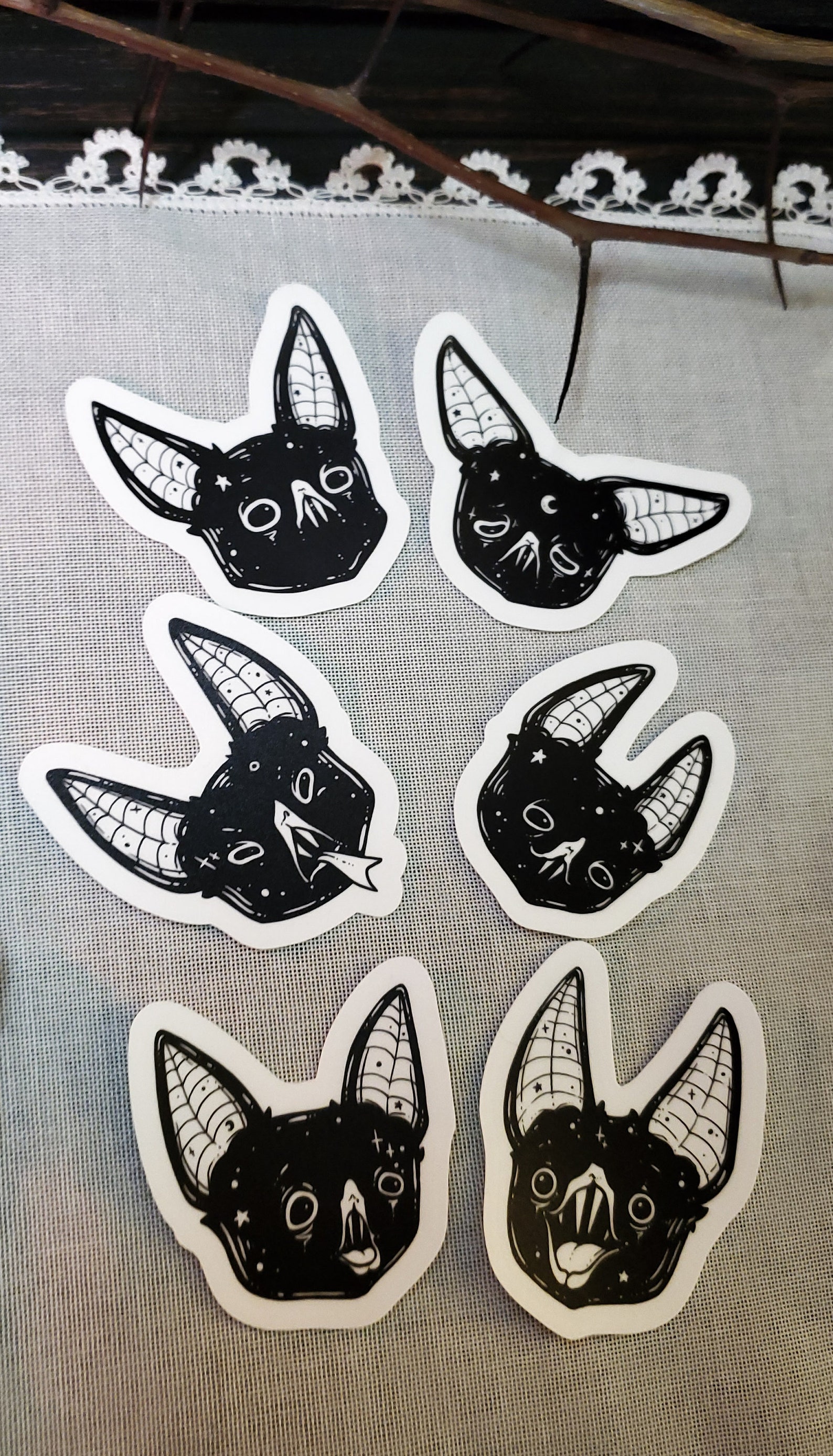 VAMPIRE BAT Sticker Pack Creepy Cute Goth - Etsy
