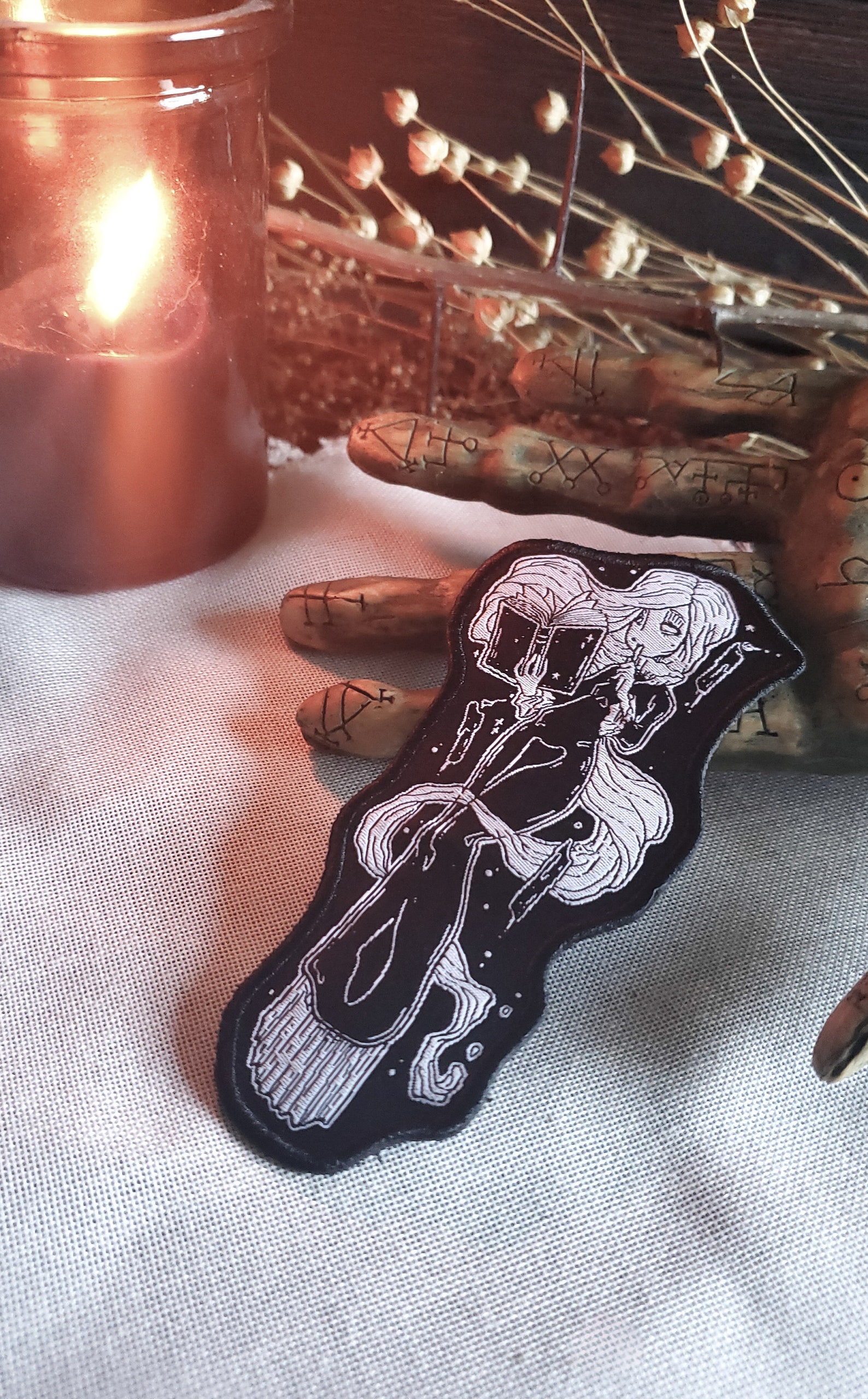 The Librarian Ghost Patch - Etsy