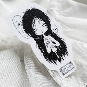 Ghost Girl Sticker - Etsy