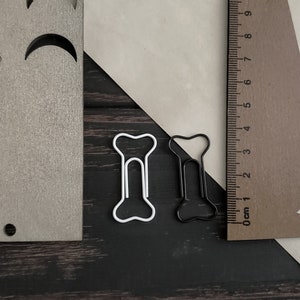 Bone Paperclips, Spooky Cute, Goth - Etsy