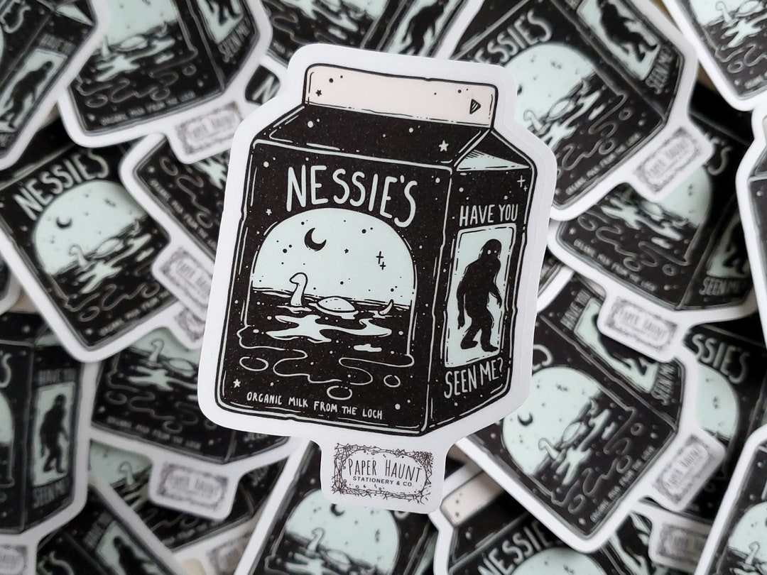 Nessies Milk Sticker - Etsy
