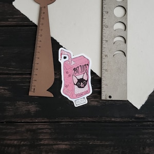 Bat Juice STICKER- Vampire Juice Box- Spooky Cute - Pastel Goth - Etsy