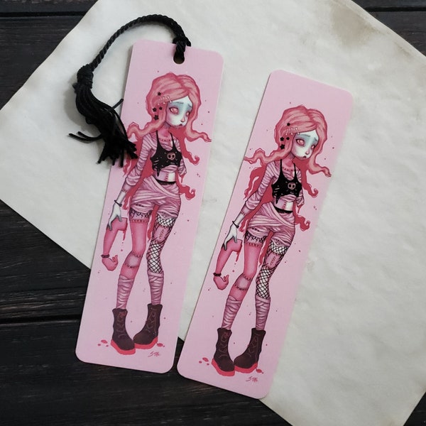 Zombie Bookmark - Etsy