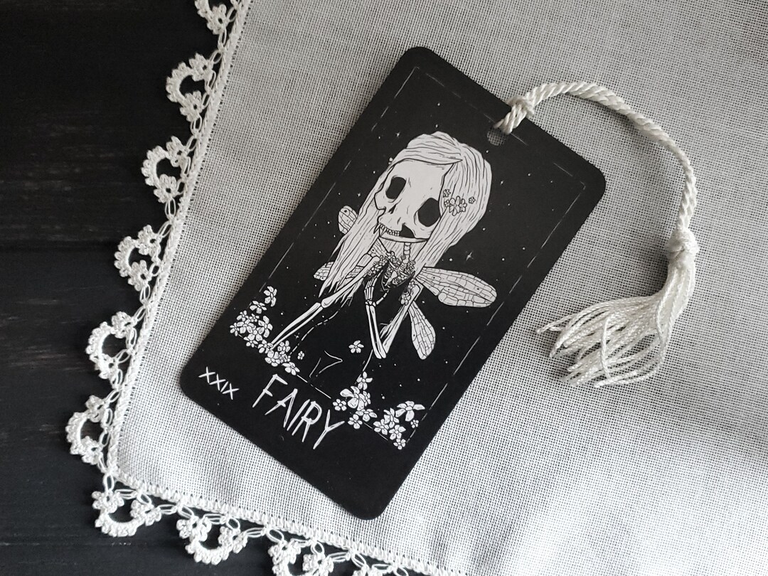 The Fairy Oracle Card Bookmark, Skeleton Fairy - Etsy