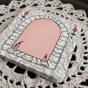 Vampire's Crypt STICKY Note - Creepy Cute -pastel Goth -stationery - Etsy