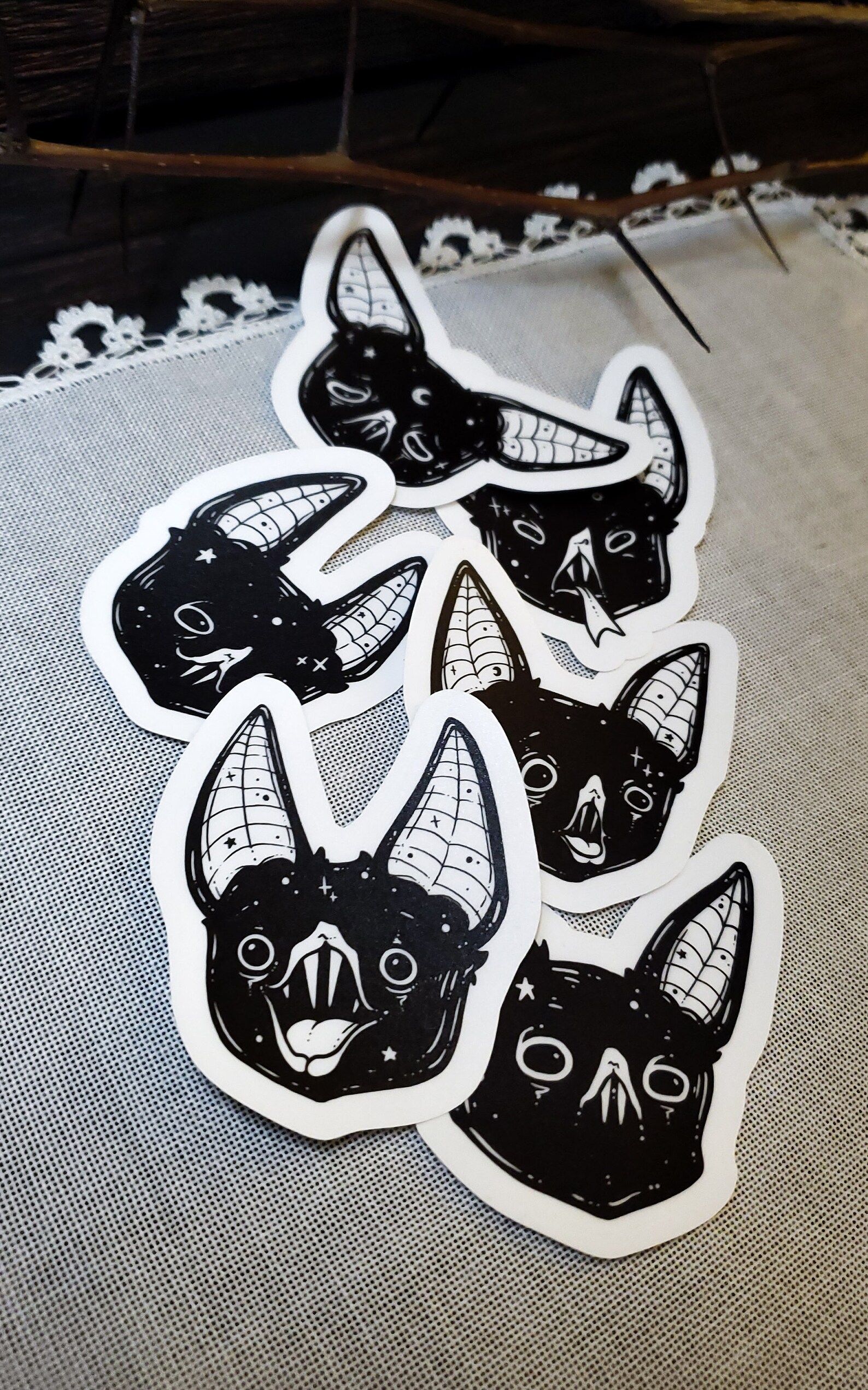 VAMPIRE BAT Sticker Pack Creepy Cute Goth - Etsy