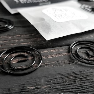 Spiral Paperclips, Spooky Cute, Goth - Etsy