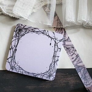 Pastel Goth Spider Web STICKY Notes - Etsy