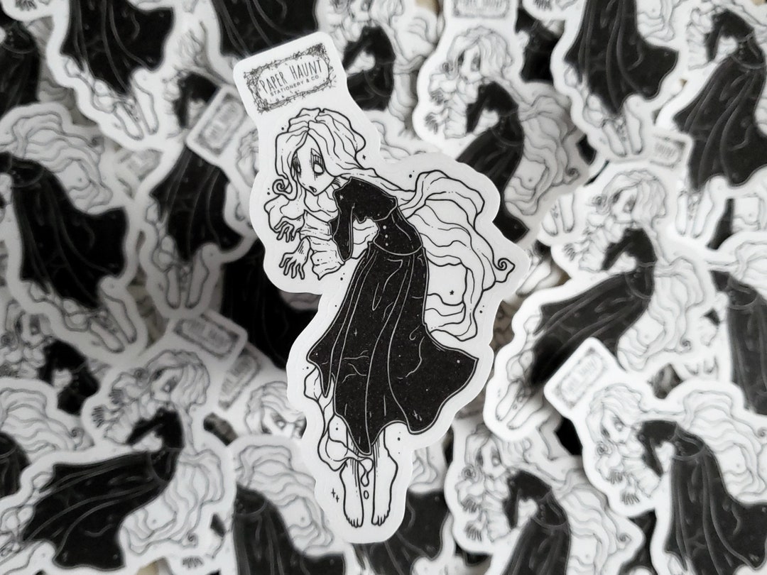 Ghost Girl Sticker - Spooky Cute - Etsy