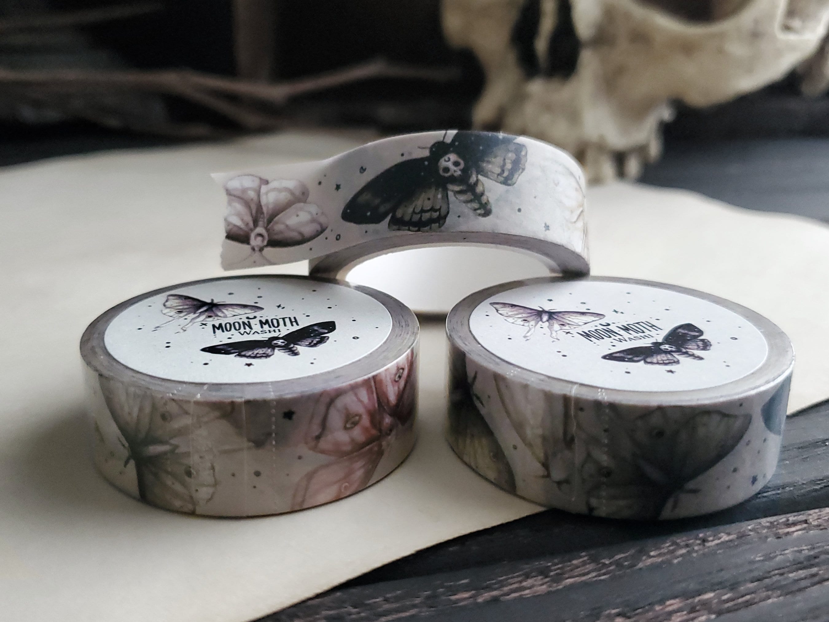 Moon Moth Washi Tape - Etsy