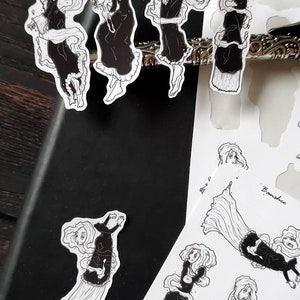 Banshee GHOST Planner Spooky Cute Sticker Sheet | Etsy