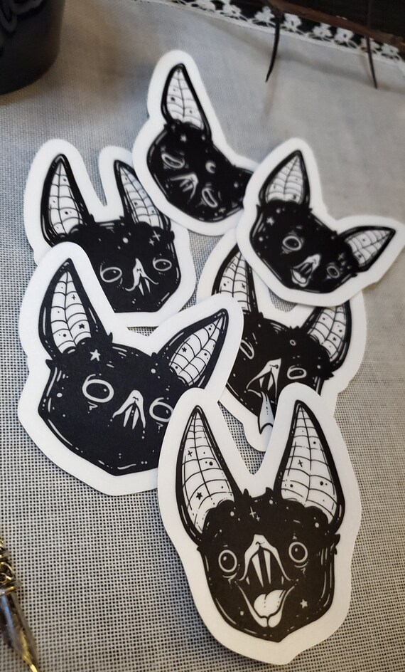 VAMPIRE BAT Sticker Pack Creepy Cute Goth - Etsy