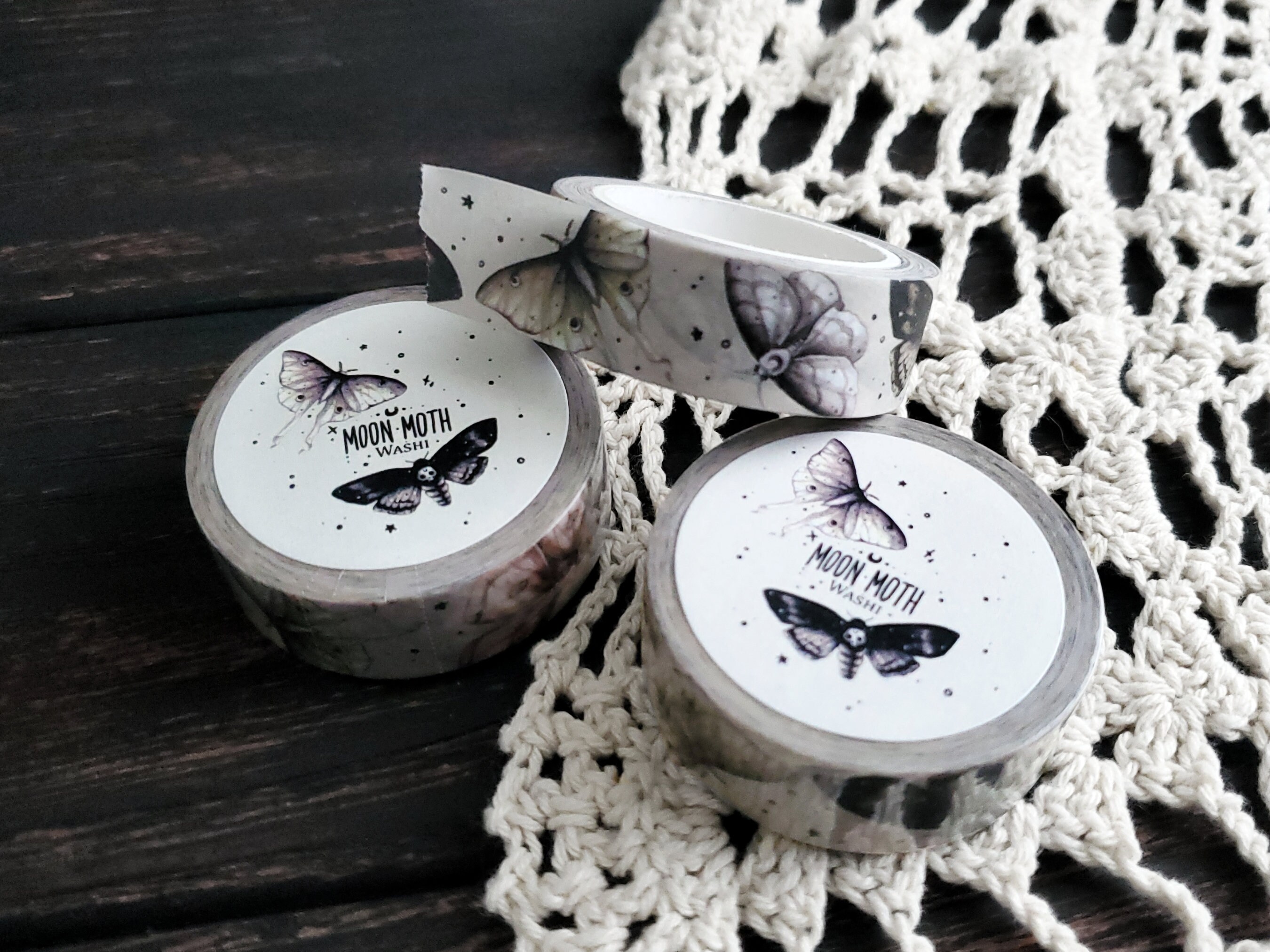 Moon Moth Washi Tape - Etsy
