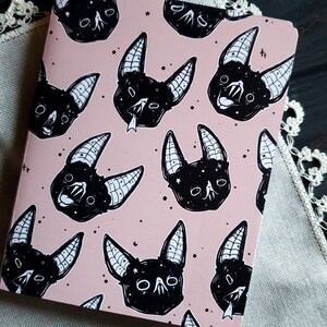 Bat Note Book Pink - Etsy