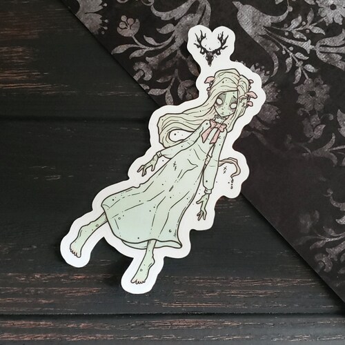 Ghost Girl Sticker - Etsy
