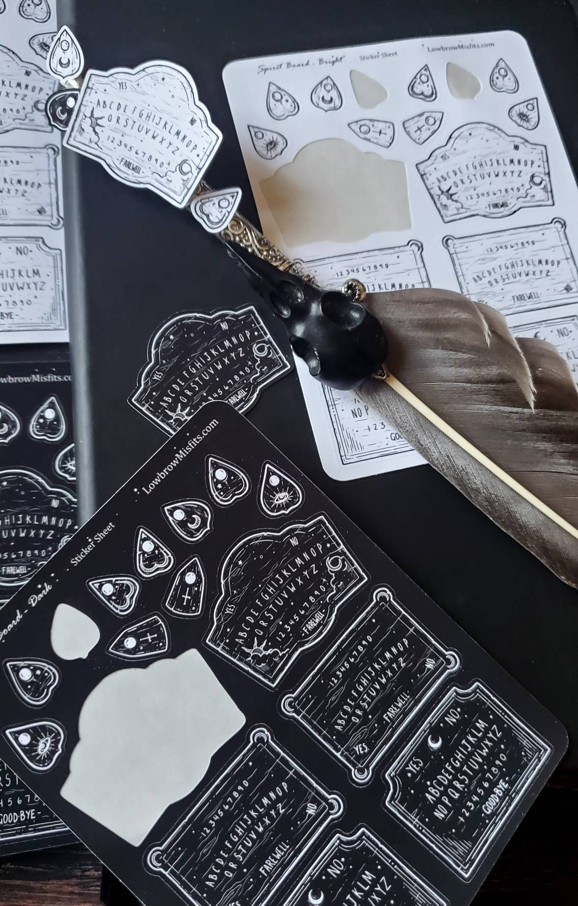 Spirit Board Ouija Planner STICKER Set With Planchettes - Etsy