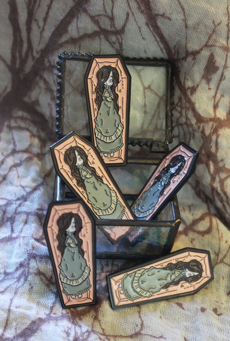 Eternal Vampire Coffin Pin - Etsy