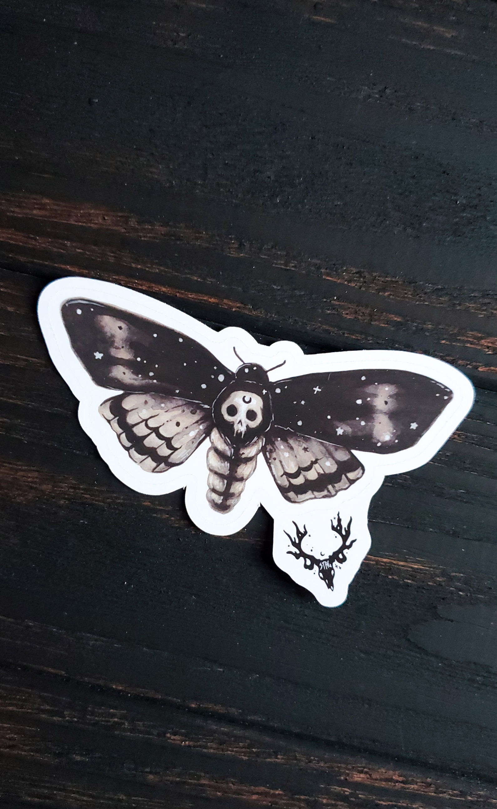 Death Moth Sticker - Etsy