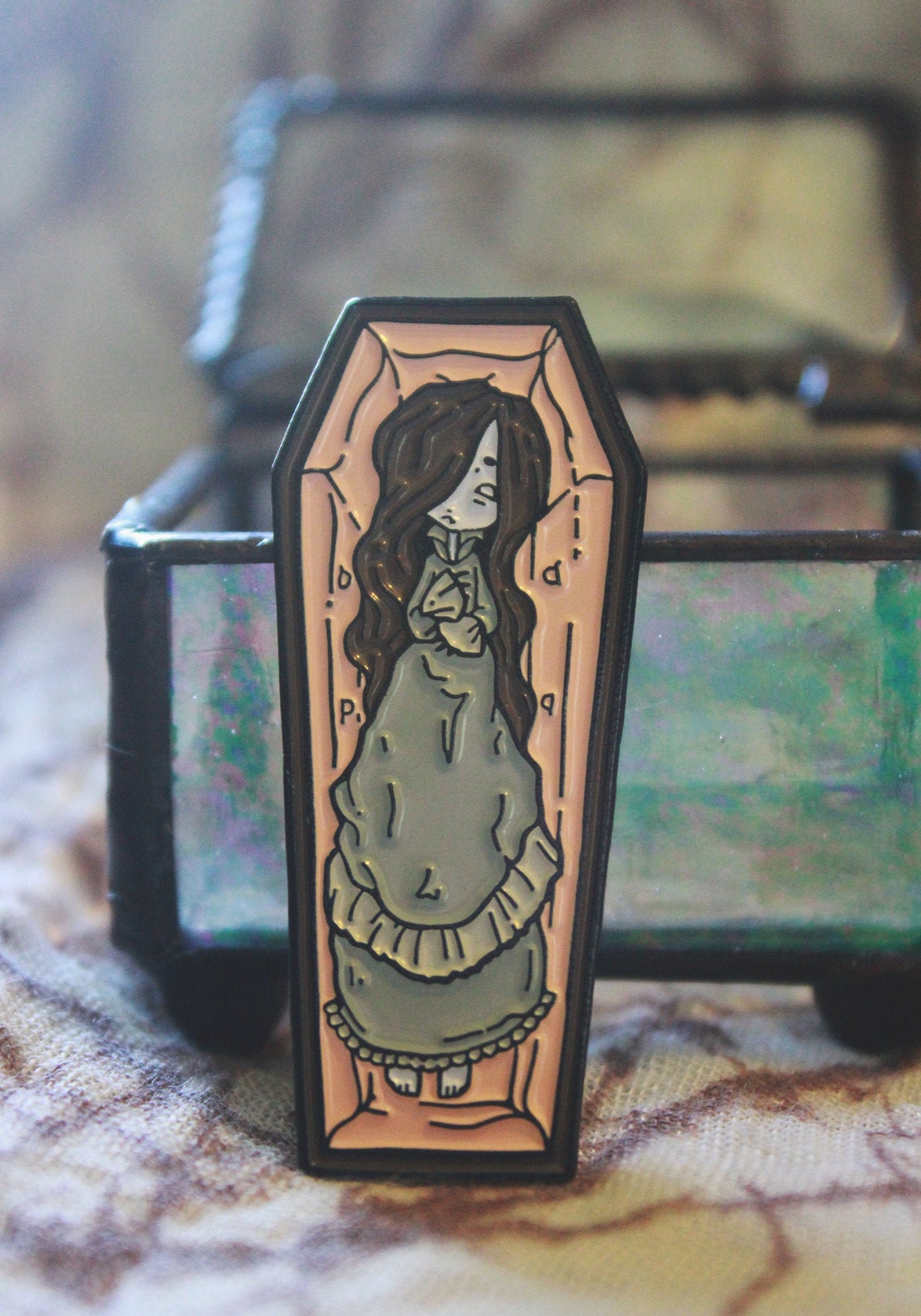 Eternal Vampire Coffin Pin - Etsy