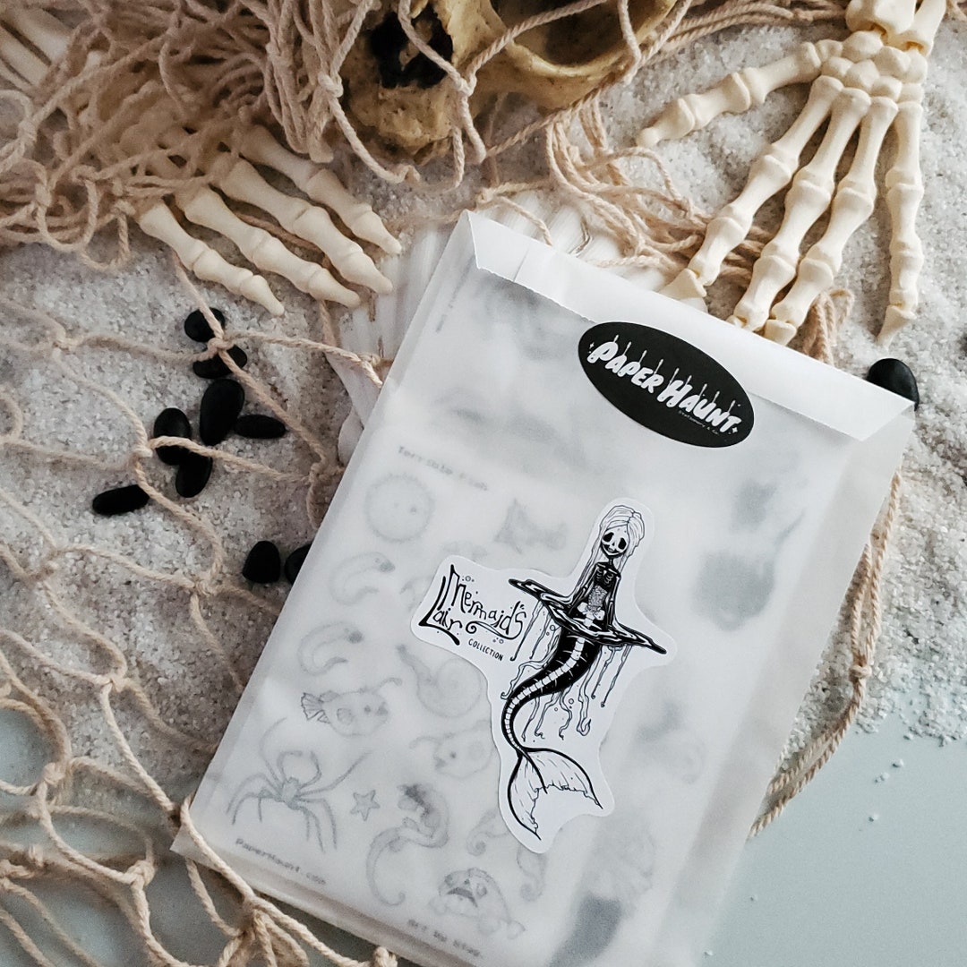 Mermaid's Lair Planner STICKER Sheet Collection - Bundle -spooky Cute ...