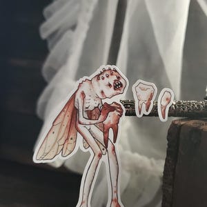 Creepy Tooth Fairy Planner STICKER Sheet -bloody Teeth - Etsy