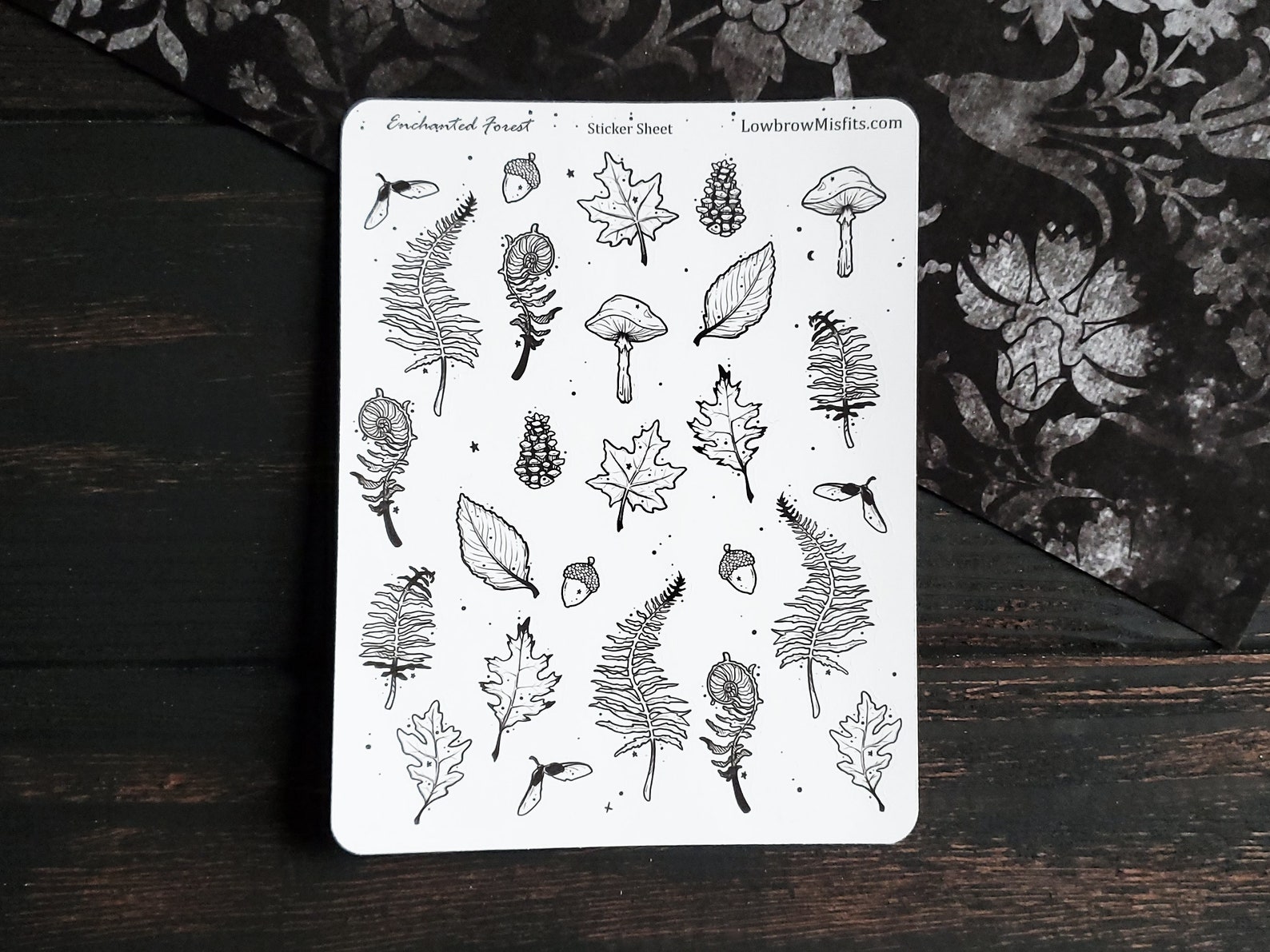 Enchanted Forest Planner STICKER Sheet Witchy - Etsy