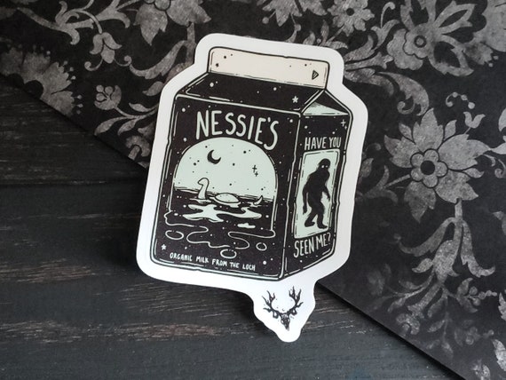 Nessies Milk Sticker - Etsy