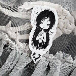Ghost Girl Sticker - Etsy