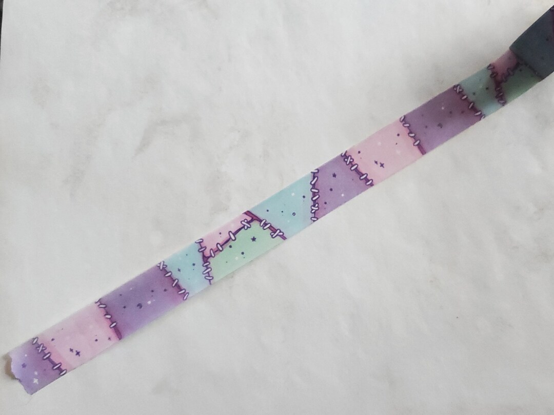 Stitches Zombie WASHI Tape - Pastel Goth - Etsy