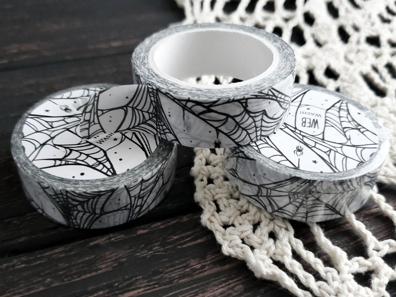 Spider Web WASHI Tape - Etsy