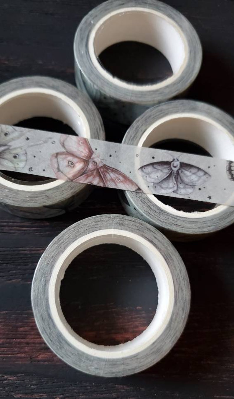 Moon Moth Washi Tape - Etsy