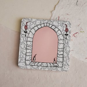 Vampire's Crypt STICKY Note - Creepy Cute -pastel Goth -stationery - Etsy