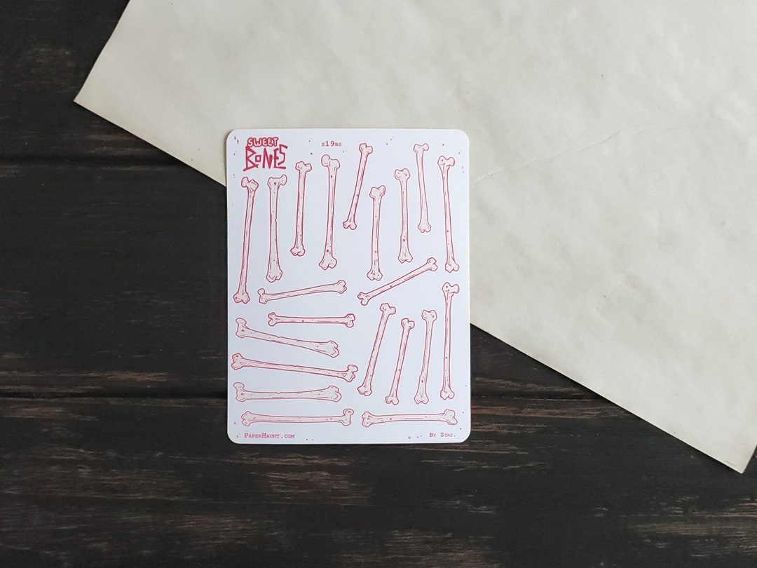 Sweet Bones - Planner Sticker Sheet- Spooky Cute - Etsy