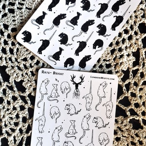 RATS Planner STICKER Sheet - Etsy