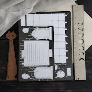 Graveyard Haunts Planner Notepads - Tear-away Calendar - Tombstones and ...
